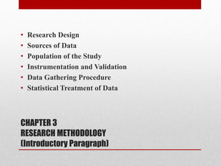 Methods of research | PPTX