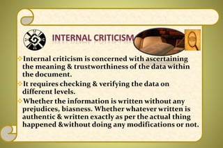 Methods of research -Historical research | PPTX