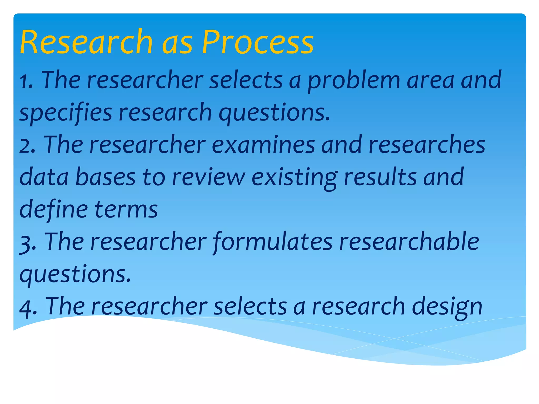 Methods of research lesson1 | PPTX