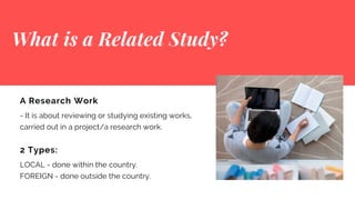 What is meant by 'Related Studies' in the Methods of Research? | PPTX