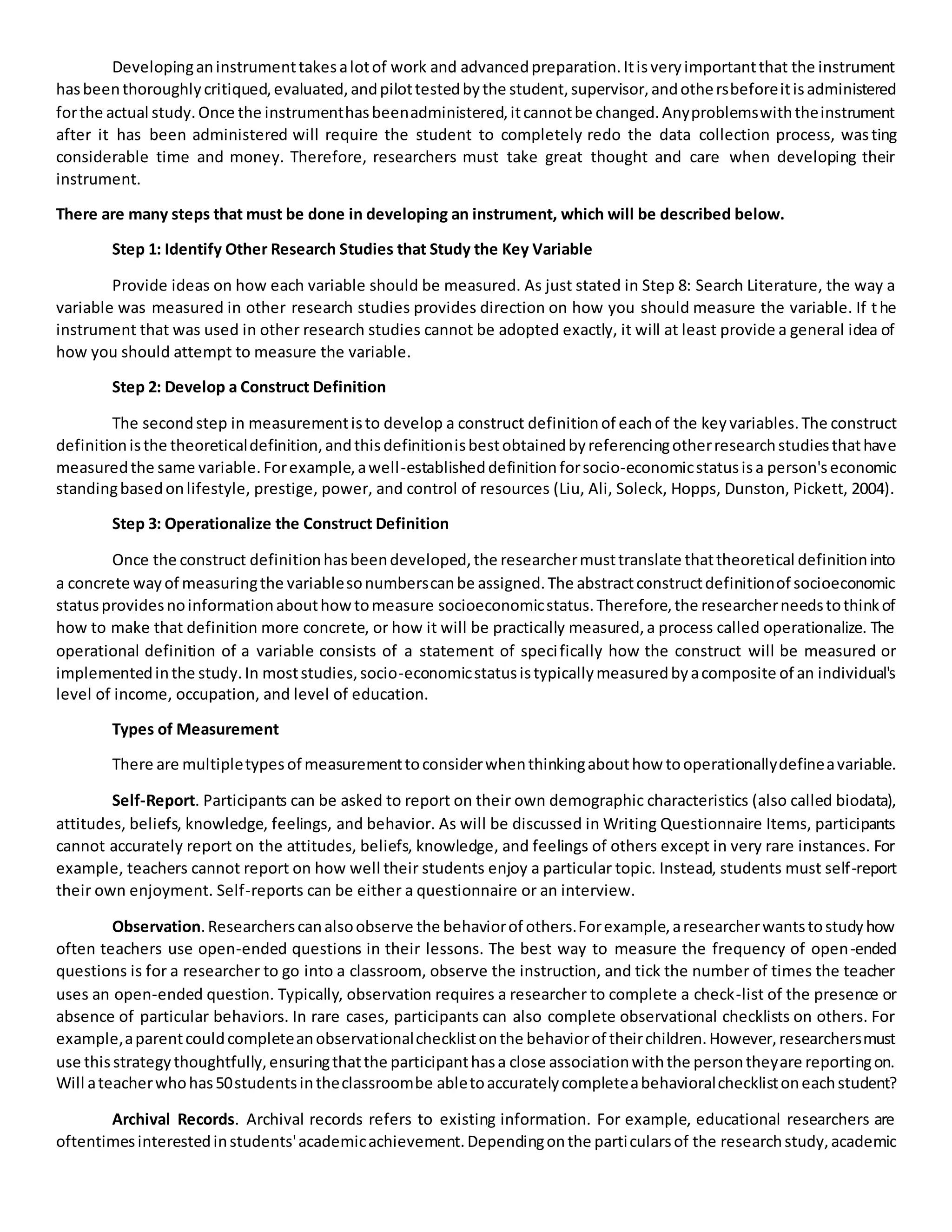 Methods of research report | DOCX