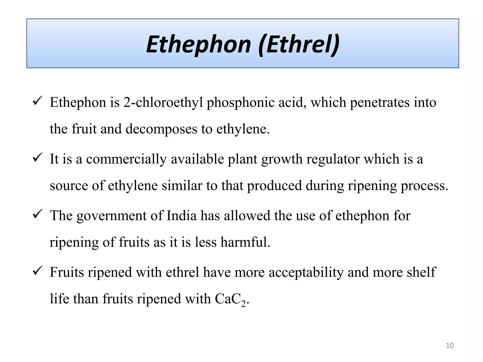 Role of ethylene in fruit ripening | PPTX