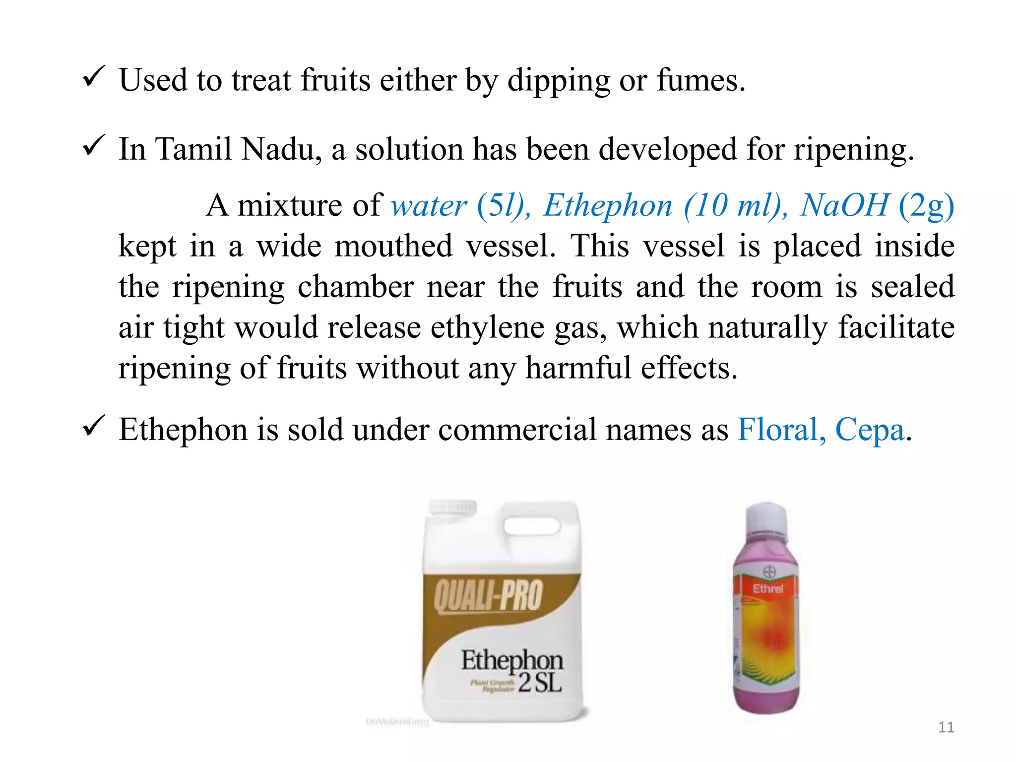 Role of ethylene in fruit ripening | PPTX