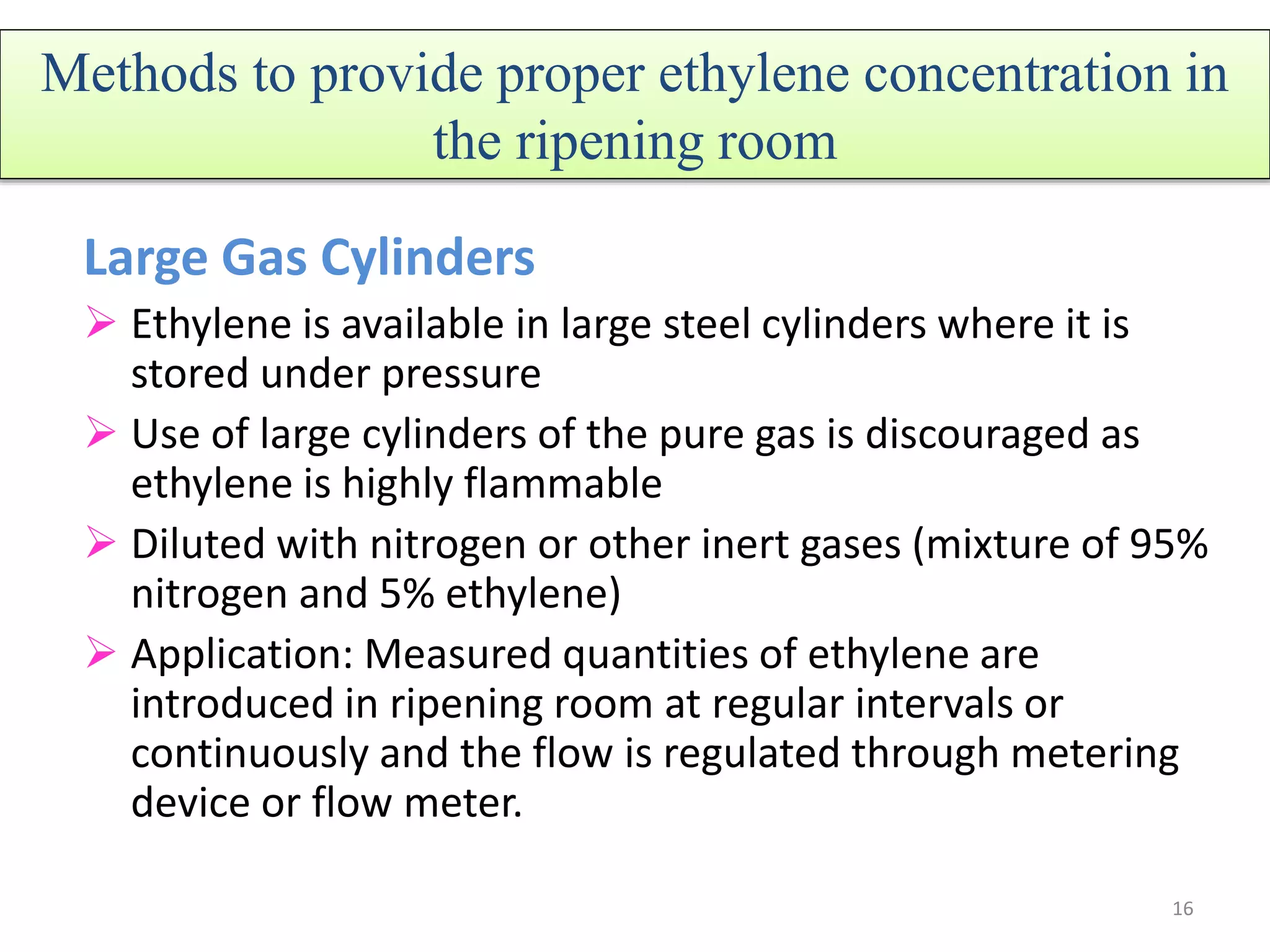 Role of ethylene in fruit ripening | PPTX