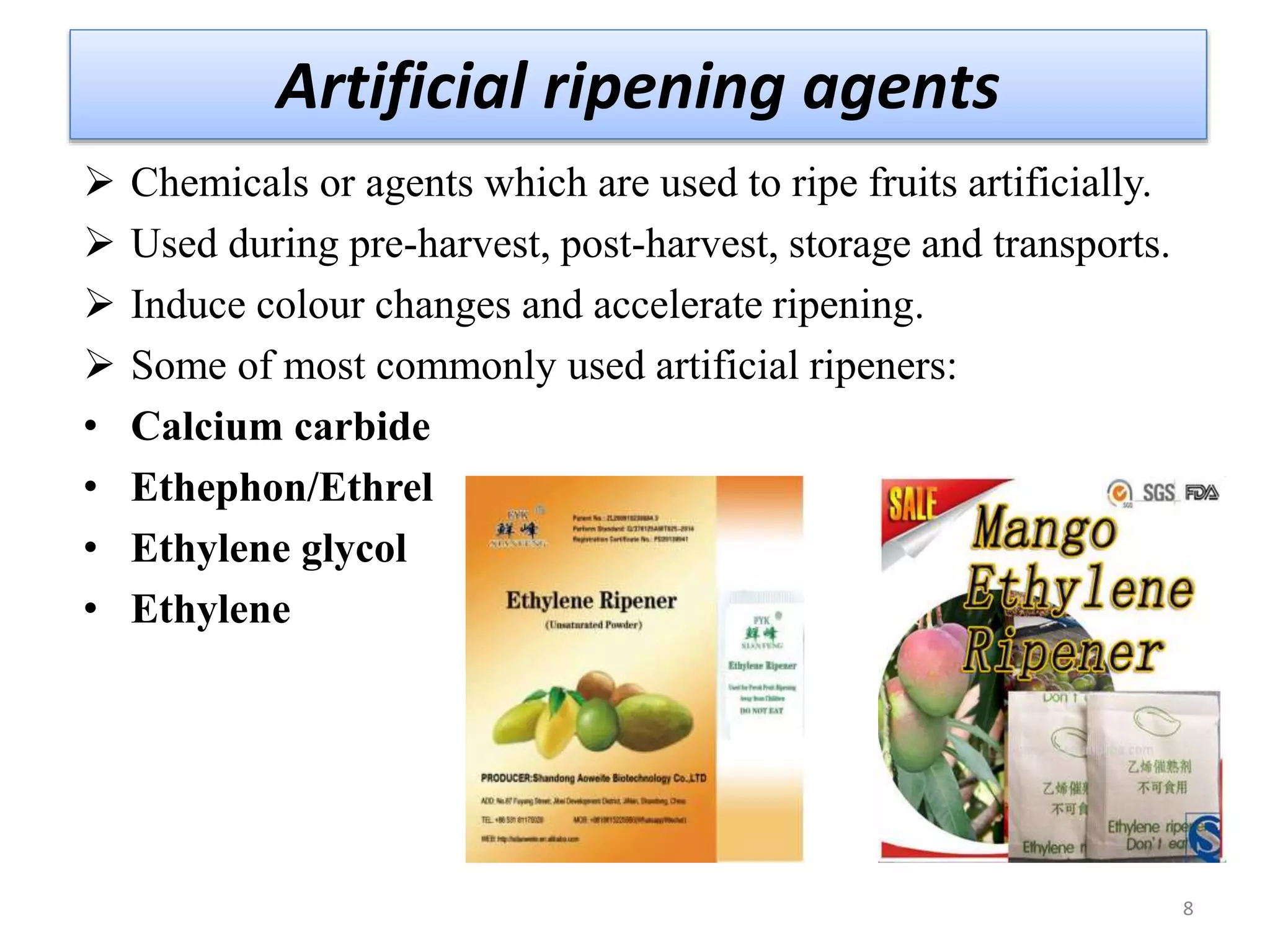 Role of ethylene in fruit ripening | PPTX