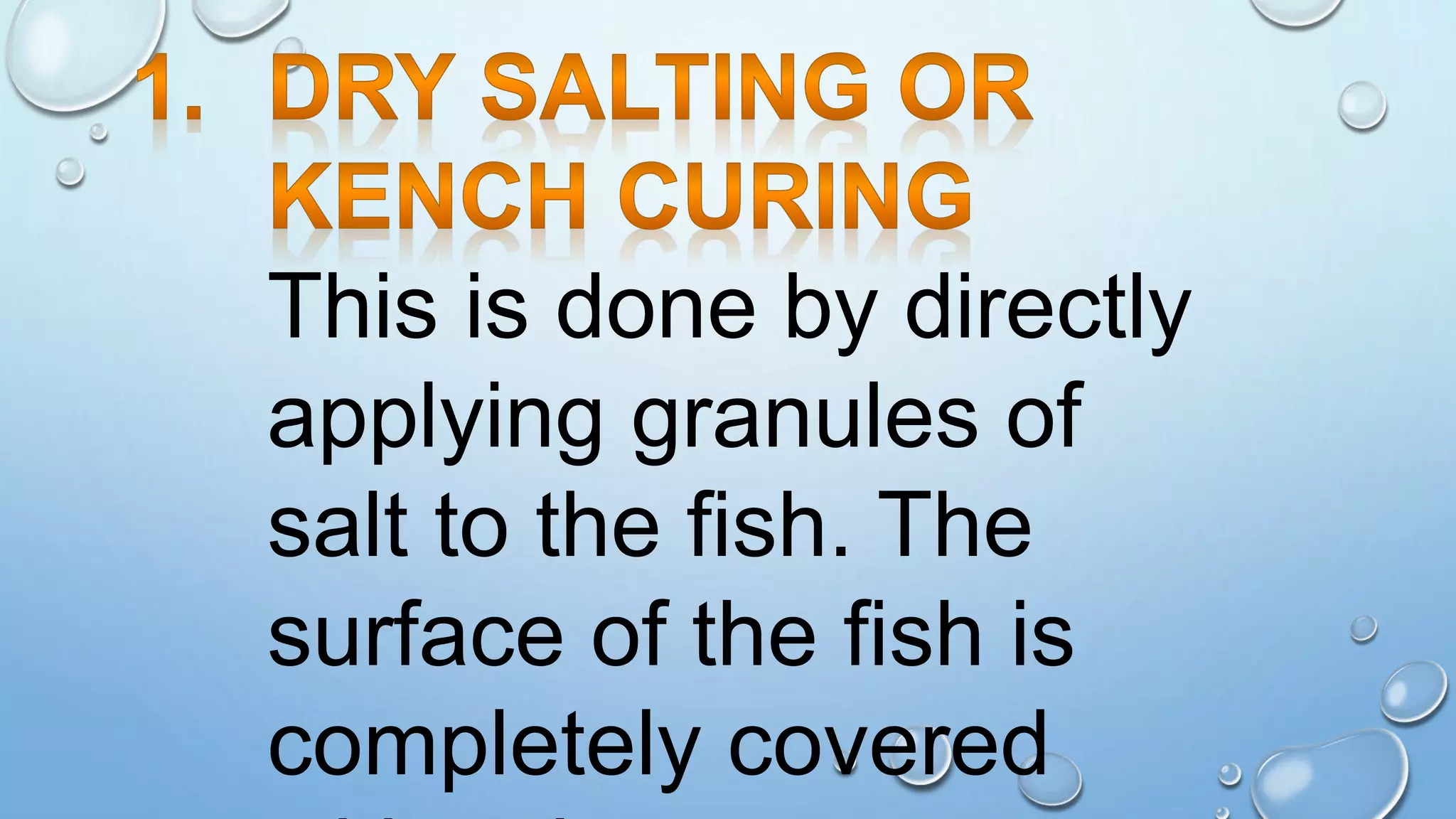Methods of salting | PPTX