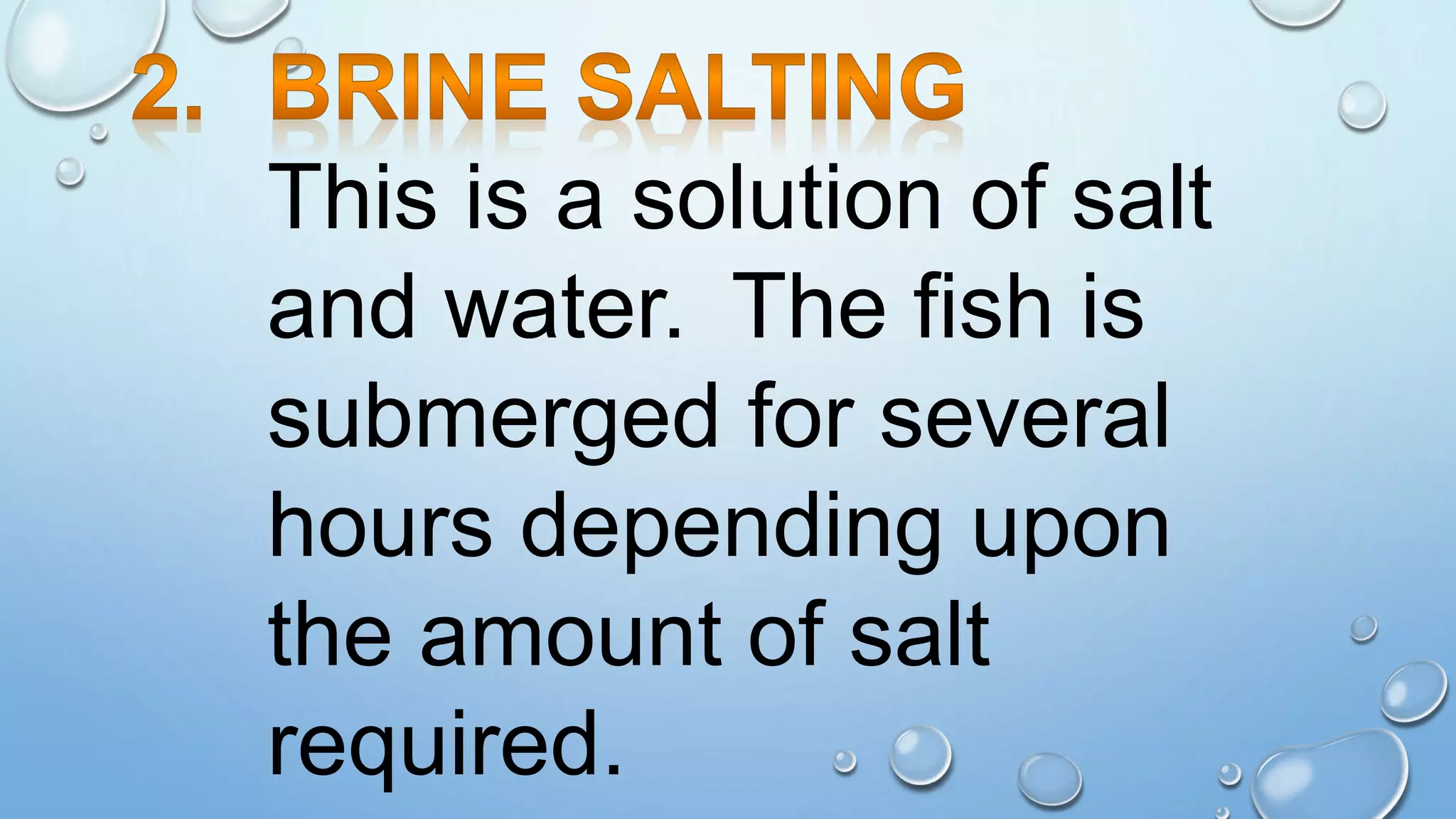 Methods of salting | PPTX