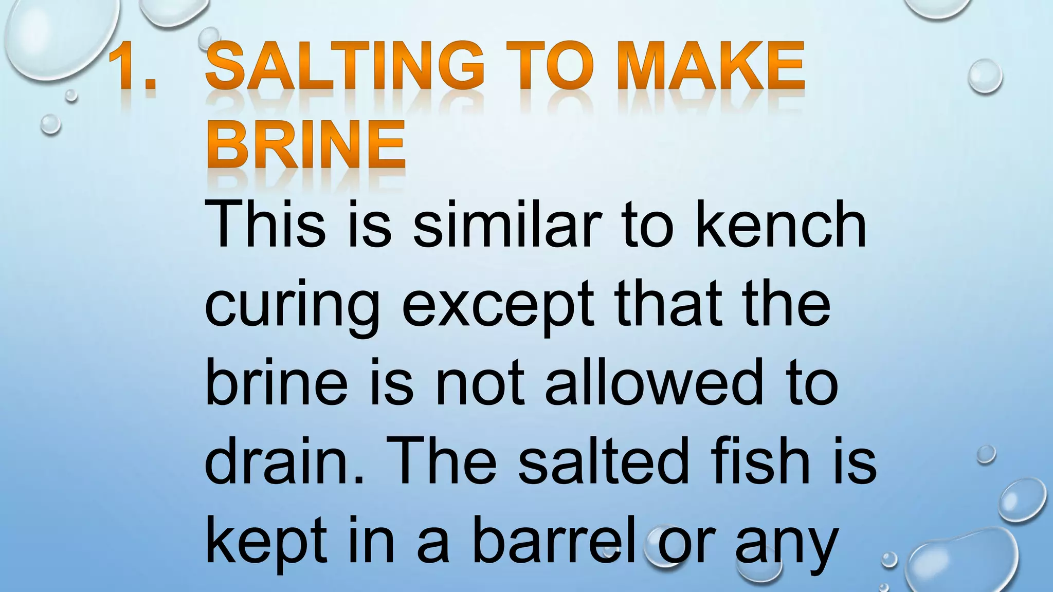 Methods of salting | PPTX