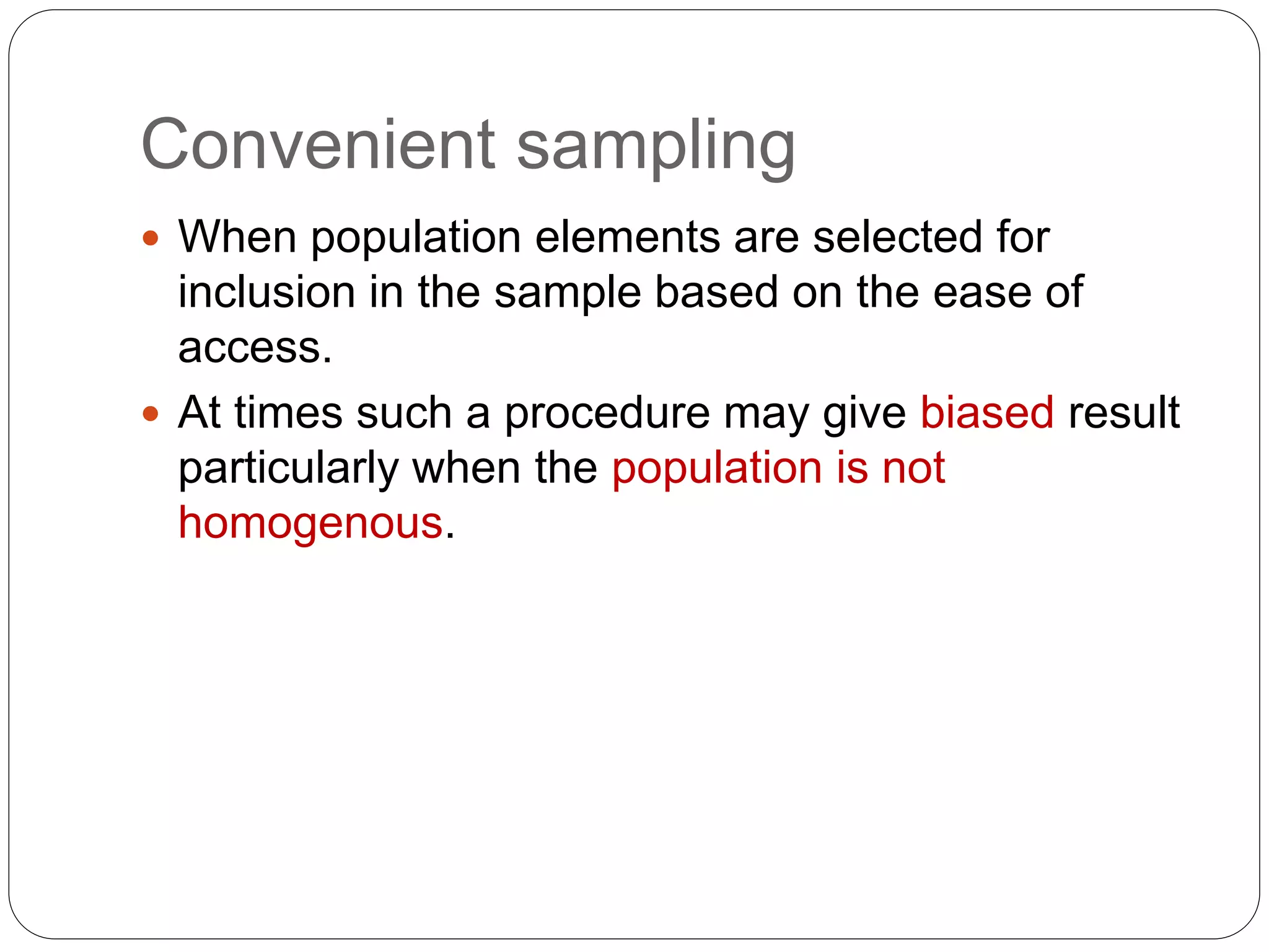 Methods of sampling | PPTX