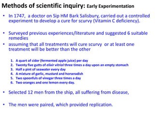 Methods of scientific inquiry | PPT