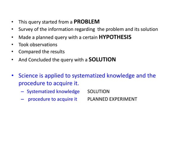 Methods of scientific inquiry | PPT