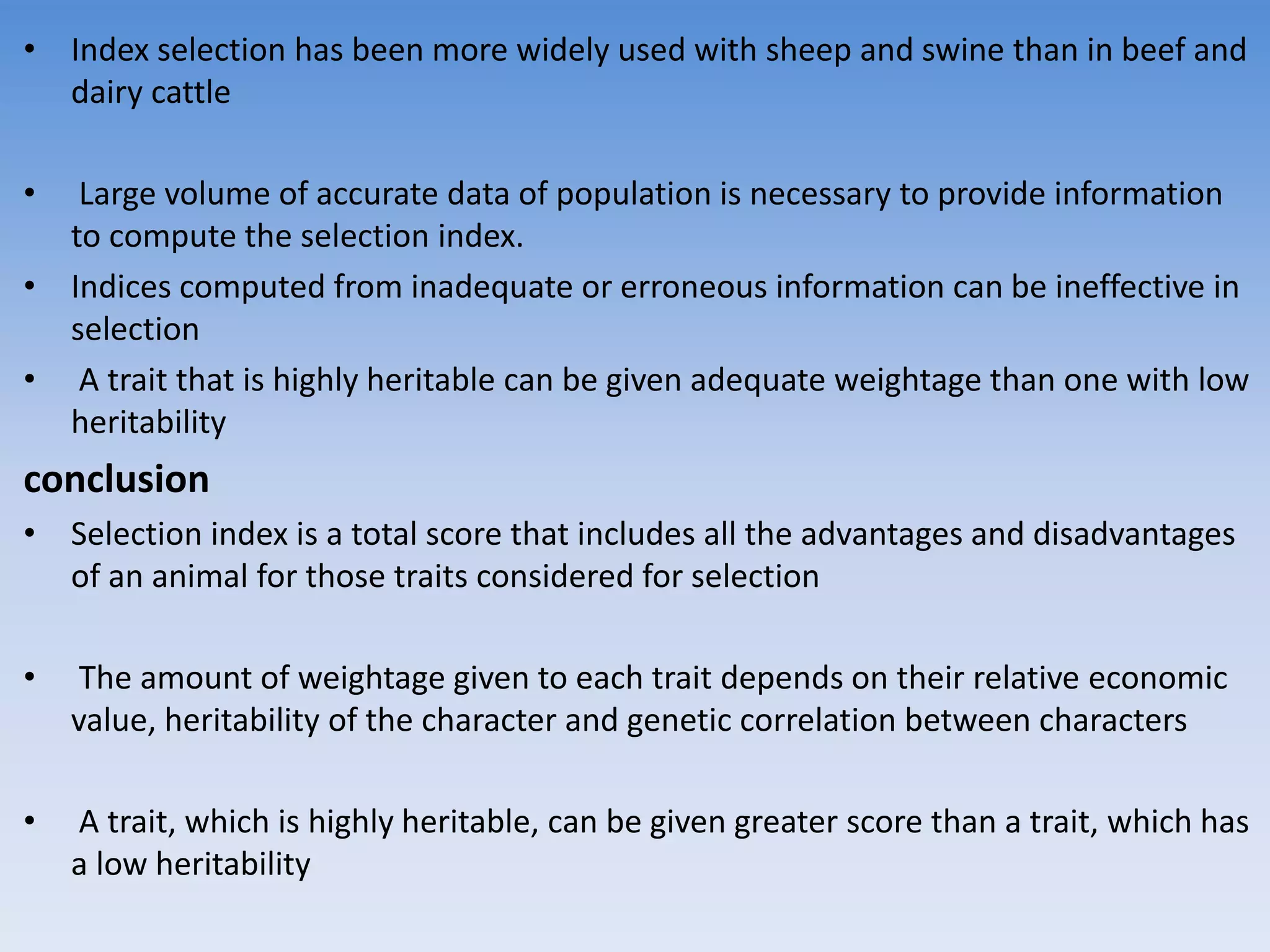 Methods of selection | PPTX