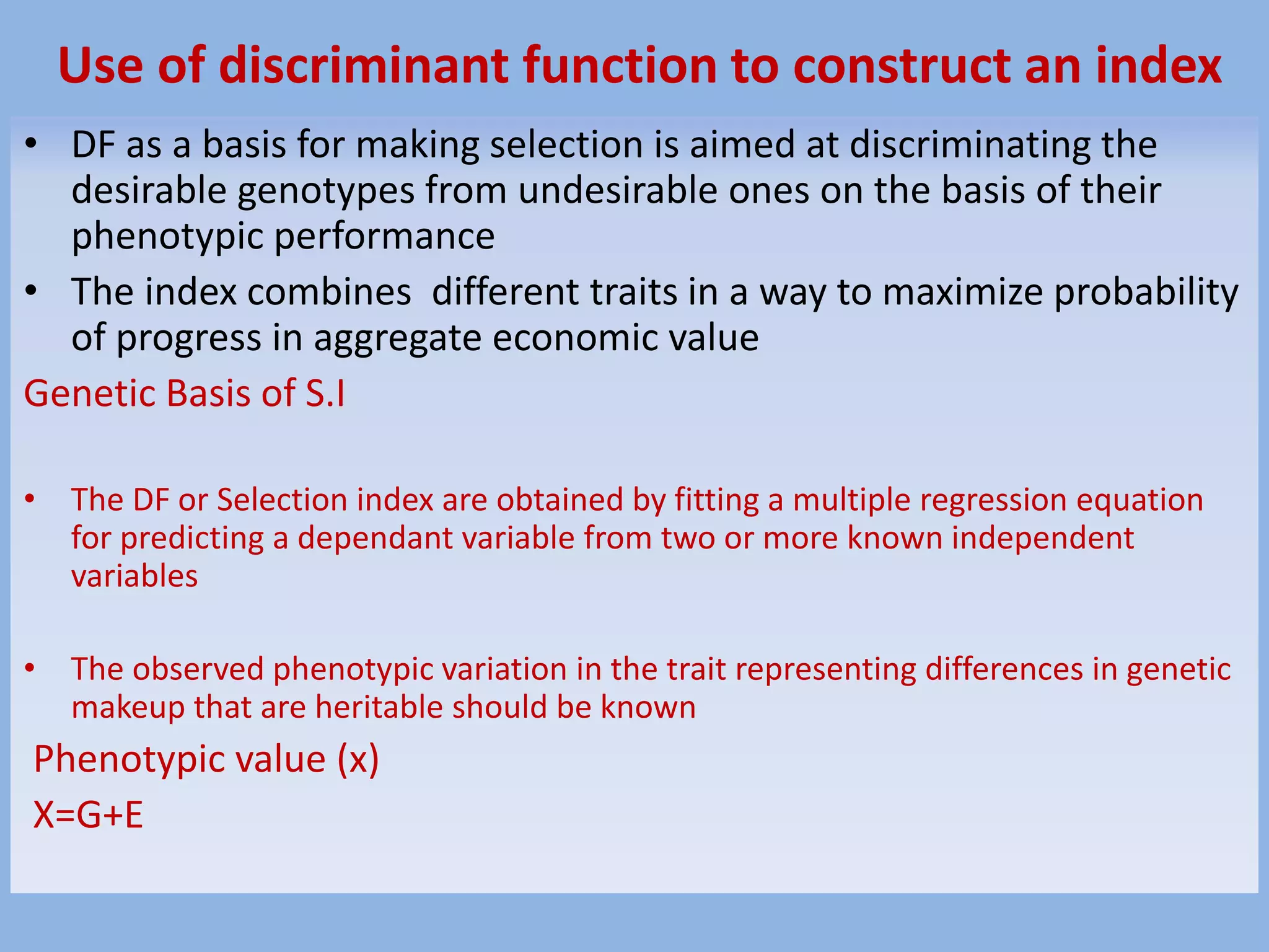 Methods of selection | PPTX