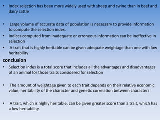 Methods of selection | PPTX