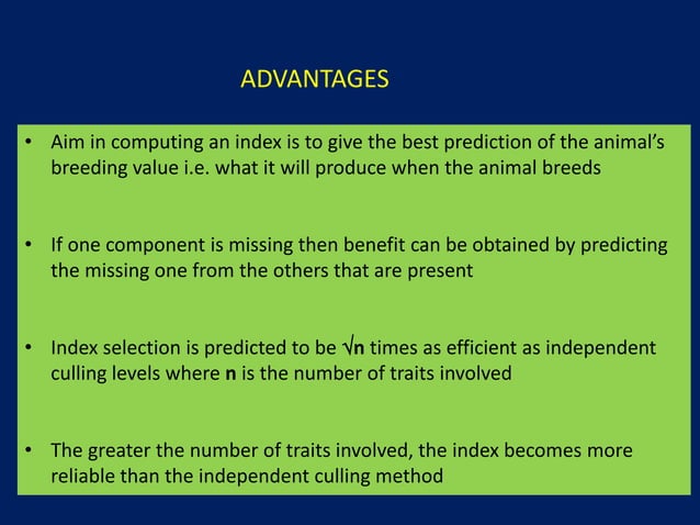 Methods of selection | PPTX | Genetics | Science