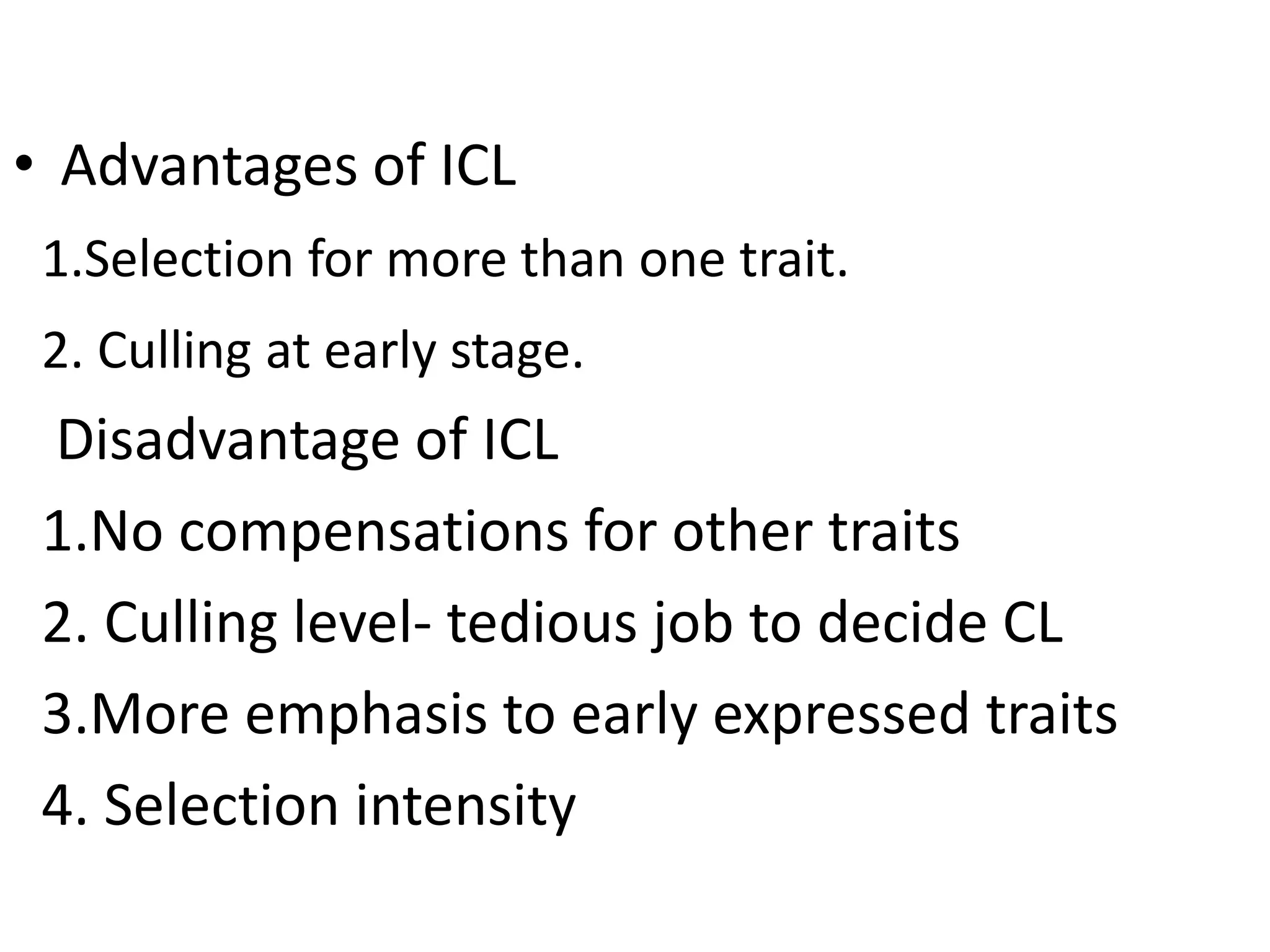 Methods of selection in animal genetics and breeding | PPTX