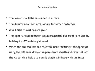 Methods_of_semen_collection, preparation techniques | PPTX