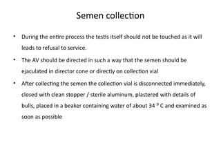 Methods_of_semen_collection, preparation techniques | PPTX