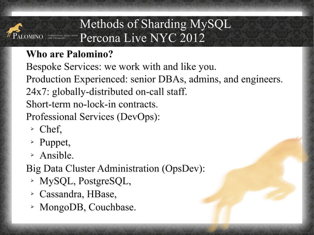 Methods of Sharding MySQL | PDF | Databases | Computer Software and ...