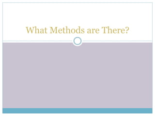 Methods of Showcasing | PPT