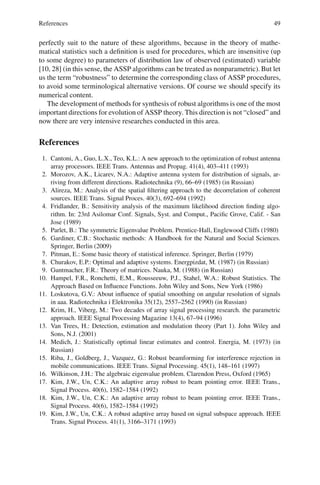 Methods of signal processing for adaptive antenna arrays | PDF