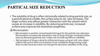 Methods of solubility enhancements | PPTX