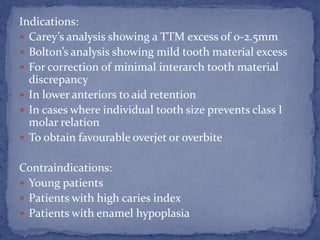 space gaining in orthodontics | PPTX