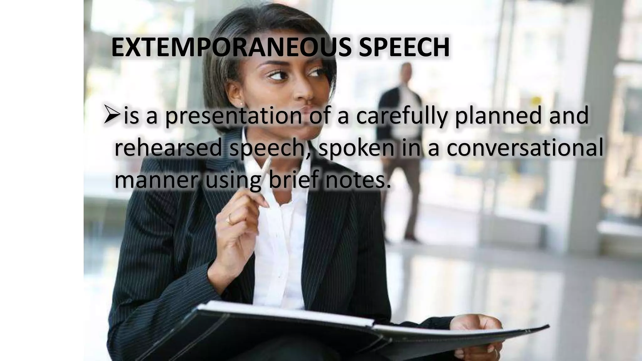 Methods of speech delivery | PPTX