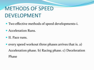 Methods of speed training | PPTX