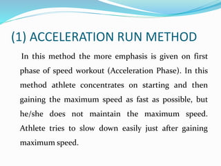 Methods of speed training | PPTX