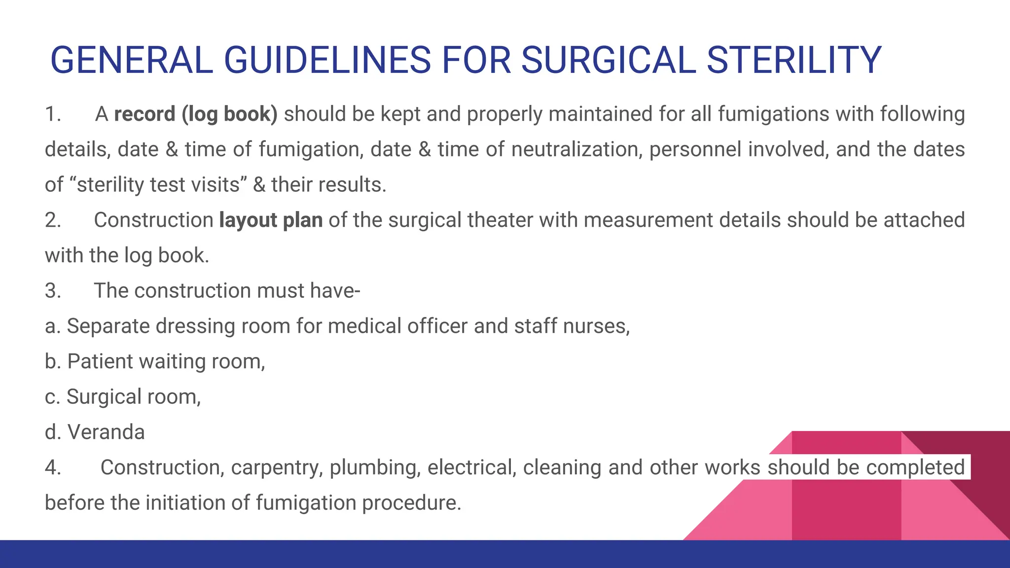 METHODS OF STERILIZATION OF OPERATION THEATRE.pptx