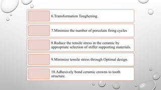 Methods of strengthening ceramics and repair materials.pptx