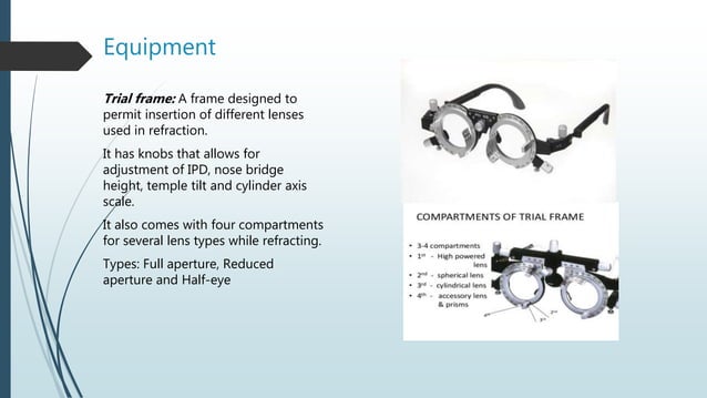 Methods of subjective refraction | PPTX