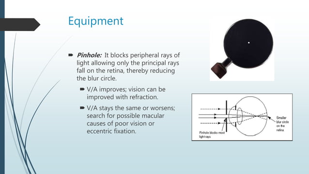 Methods of subjective refraction | PPTX