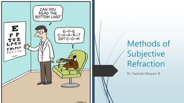Methods of subjective refraction | PPT