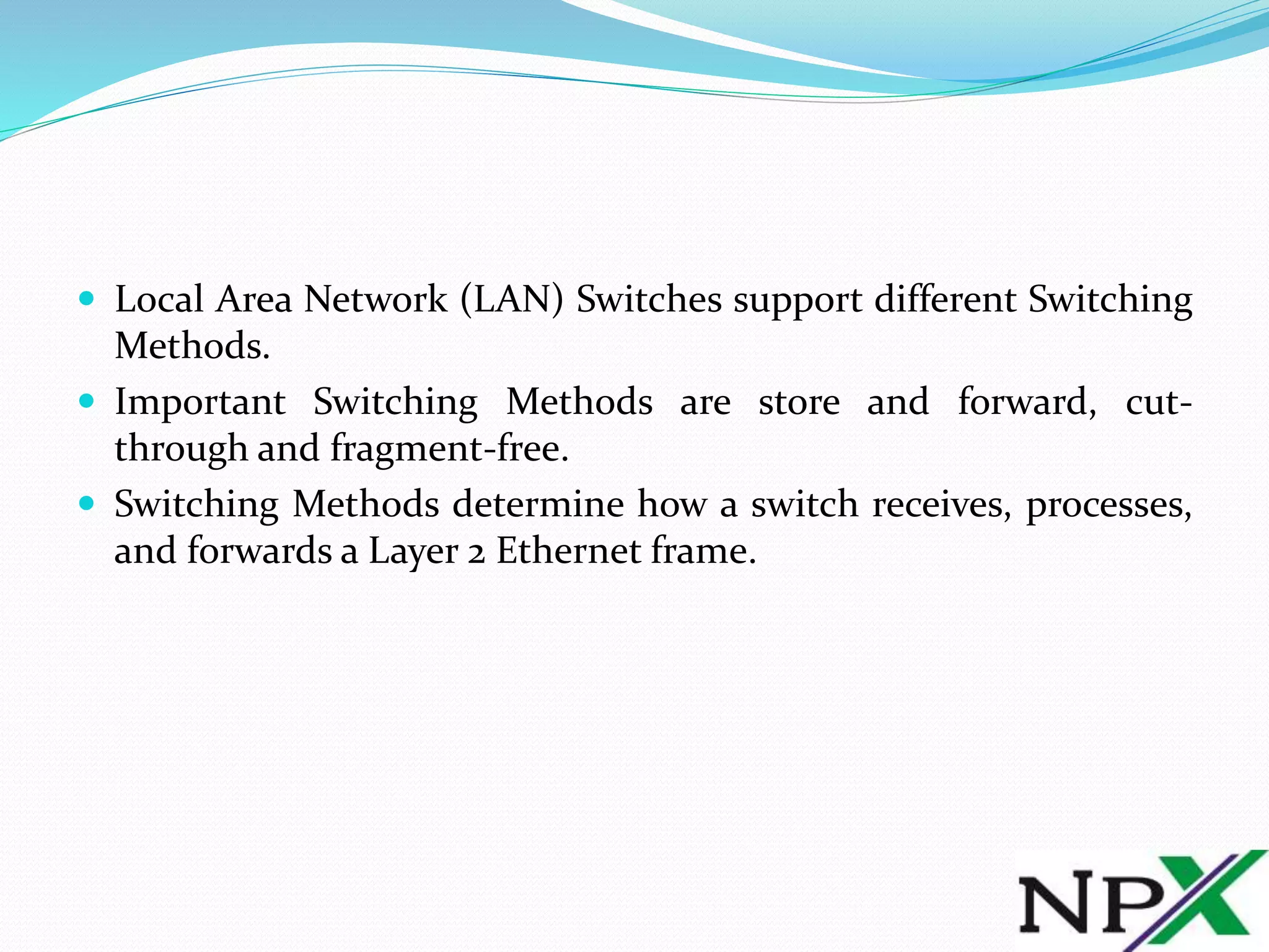 Methods of Switching | PPT