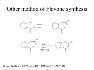 Methods of synthesis of flavanoids study delight manoj sharma | PPT