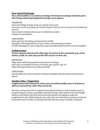 Methods of syringe delivery | PDF