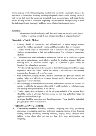 Methods of teaching | PDF
