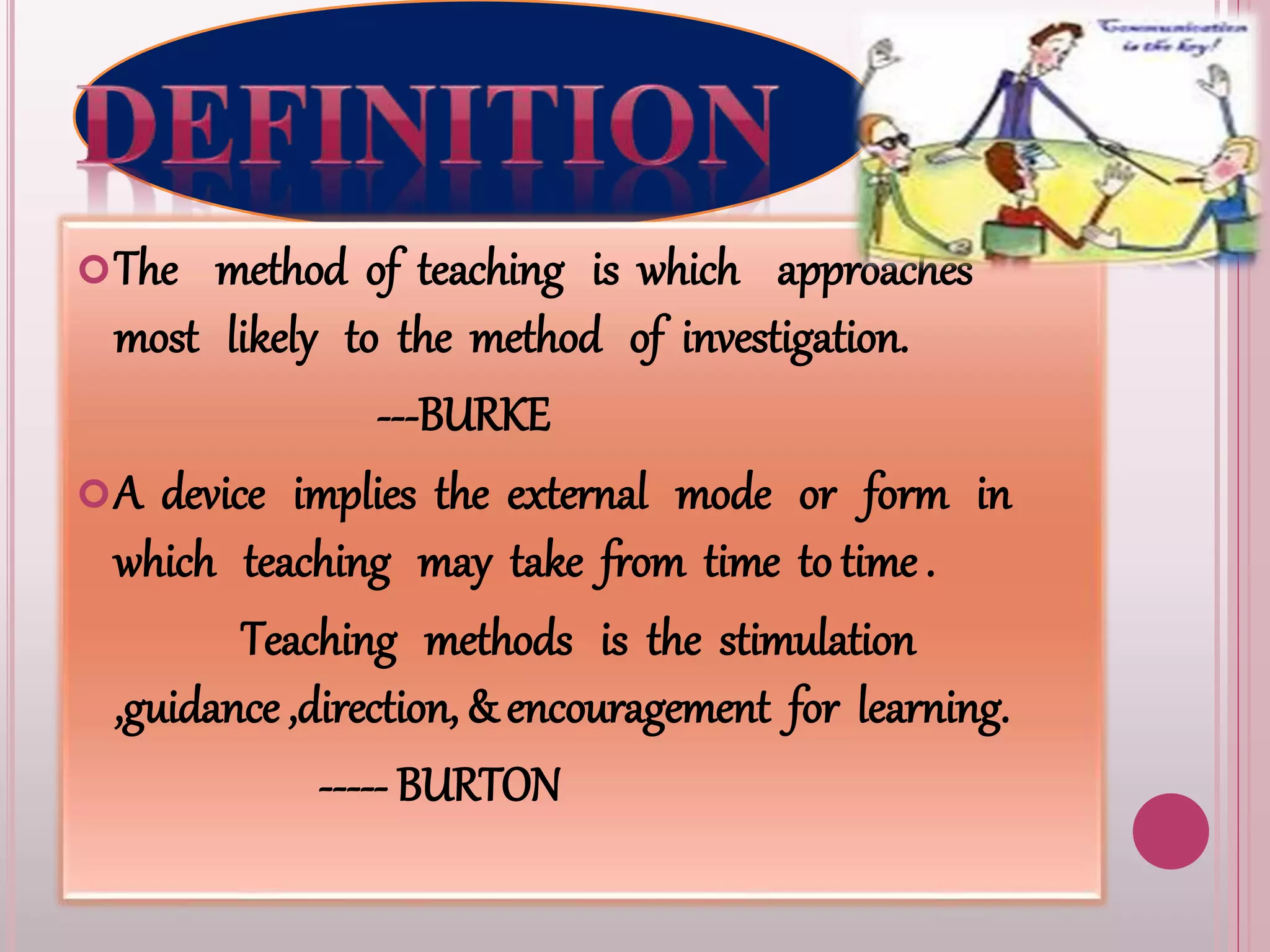 Methods of teaching | PPTX