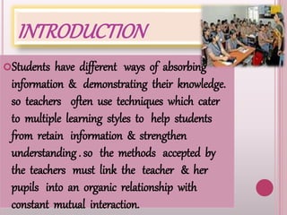 Methods of teaching | PPTX