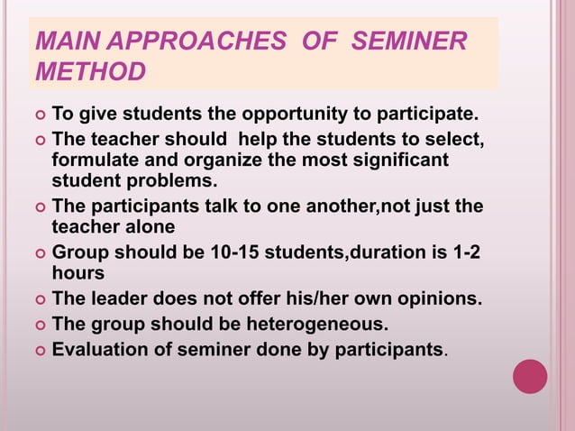 Methods of teaching | PPTX