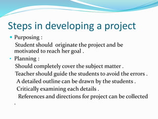 Methods of teaching Project | PPT