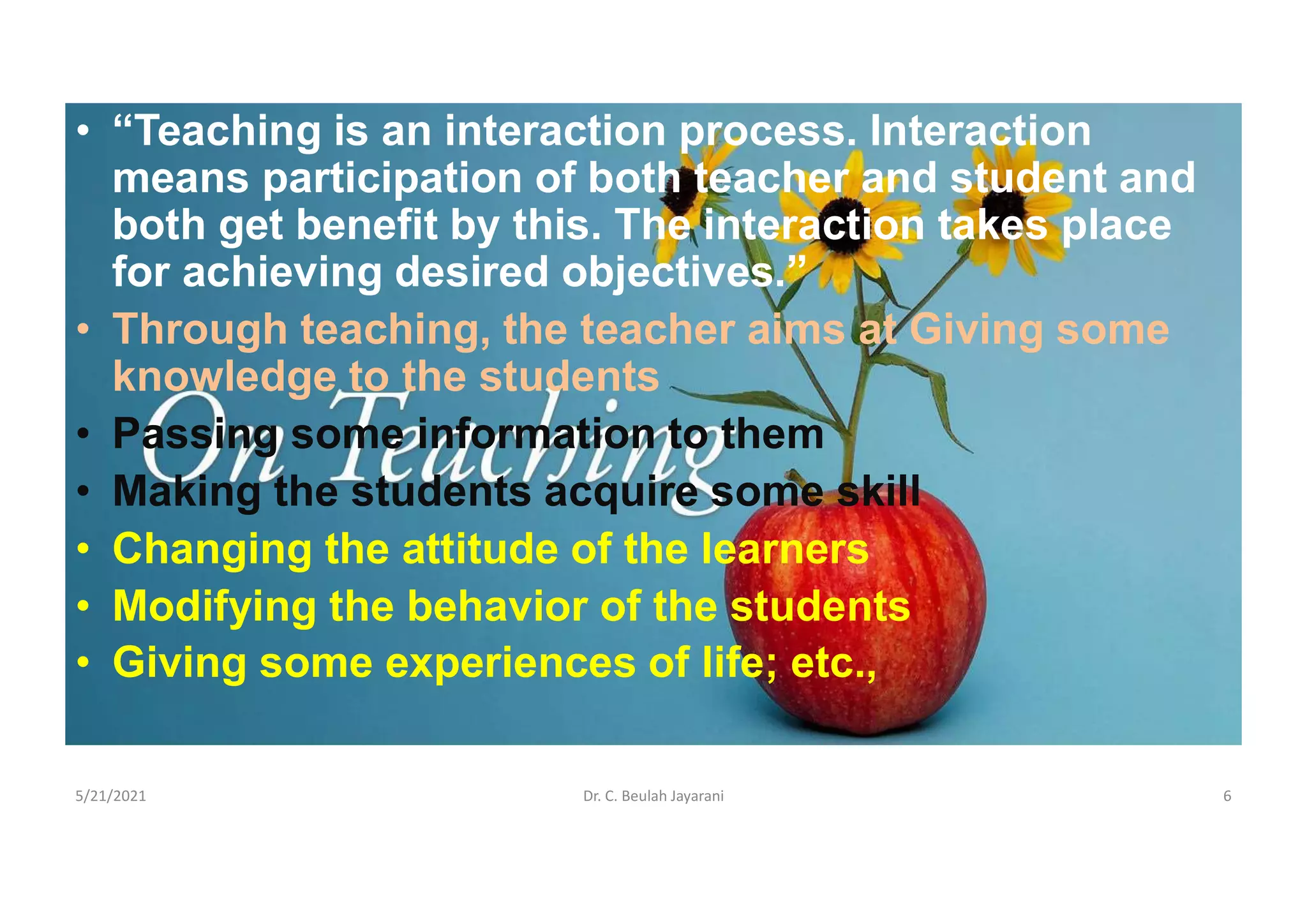 Methods of teaching | PDF | Educational Assessment | Education