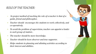 Methods of teaching. Project method of teaching | PPTX