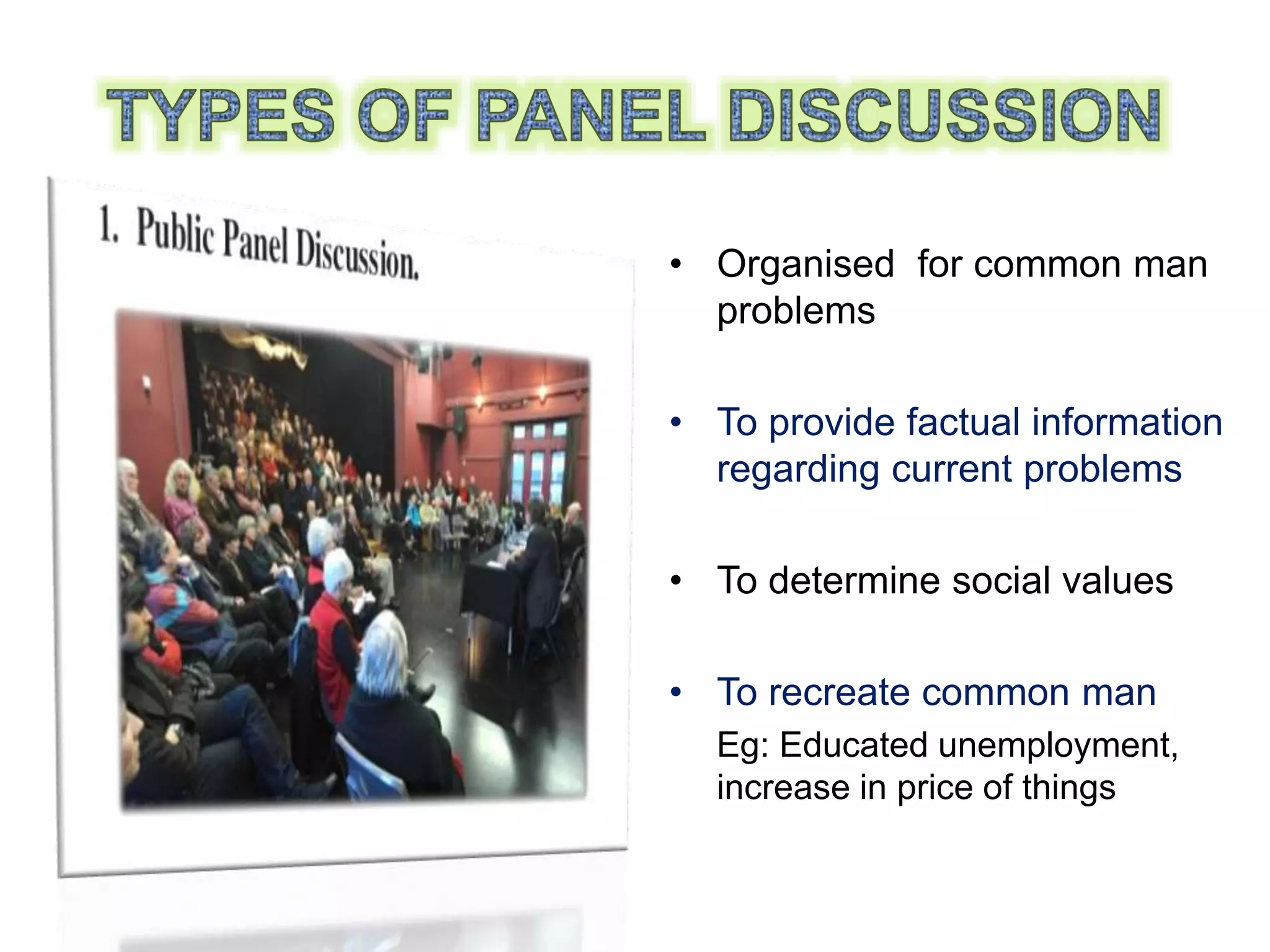 Methods of Teaching- Panel discussion and Workshop | PPTX