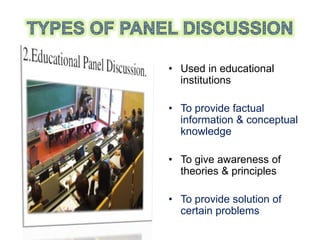 Methods of Teaching- Panel discussion and Workshop | PPTX