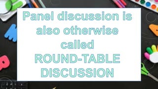 Methods of teaching part-2 Seminar, Symposium & Panel discussion | PPT