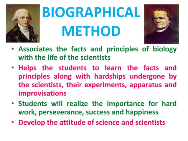 Methods of teaching biological science | PPTX
