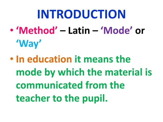 Methods of teaching biological science | PPTX